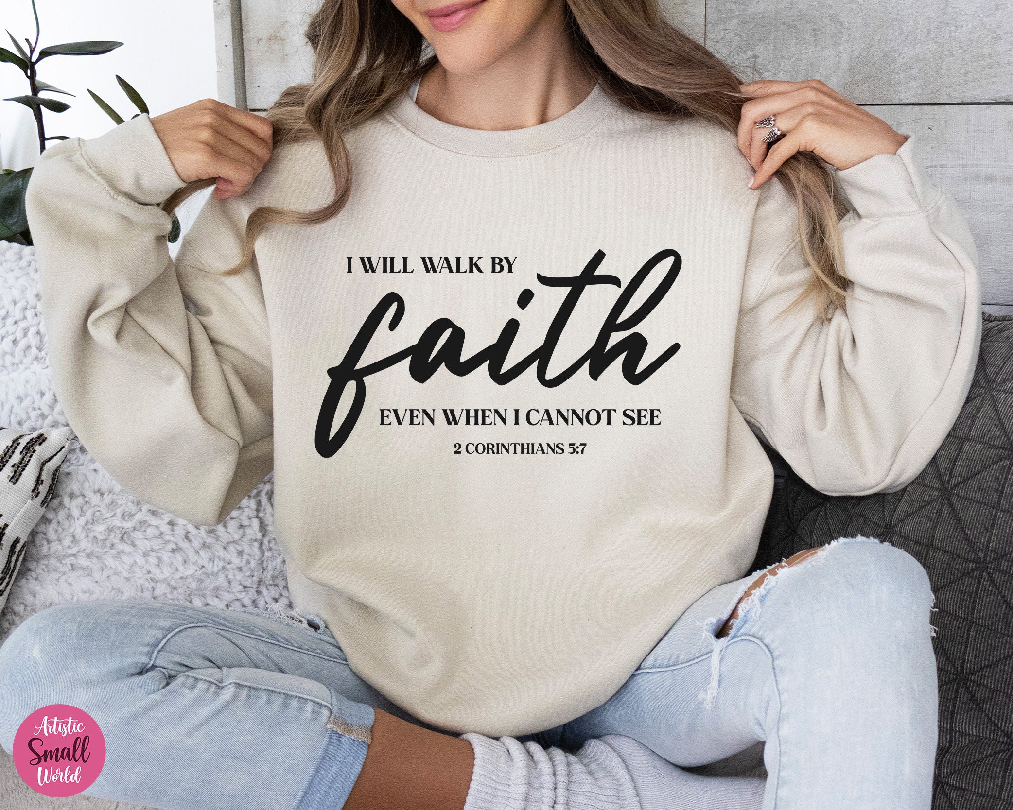 I Will Walk by Faith Even When I Cannot See SVG, Christian Svg ...