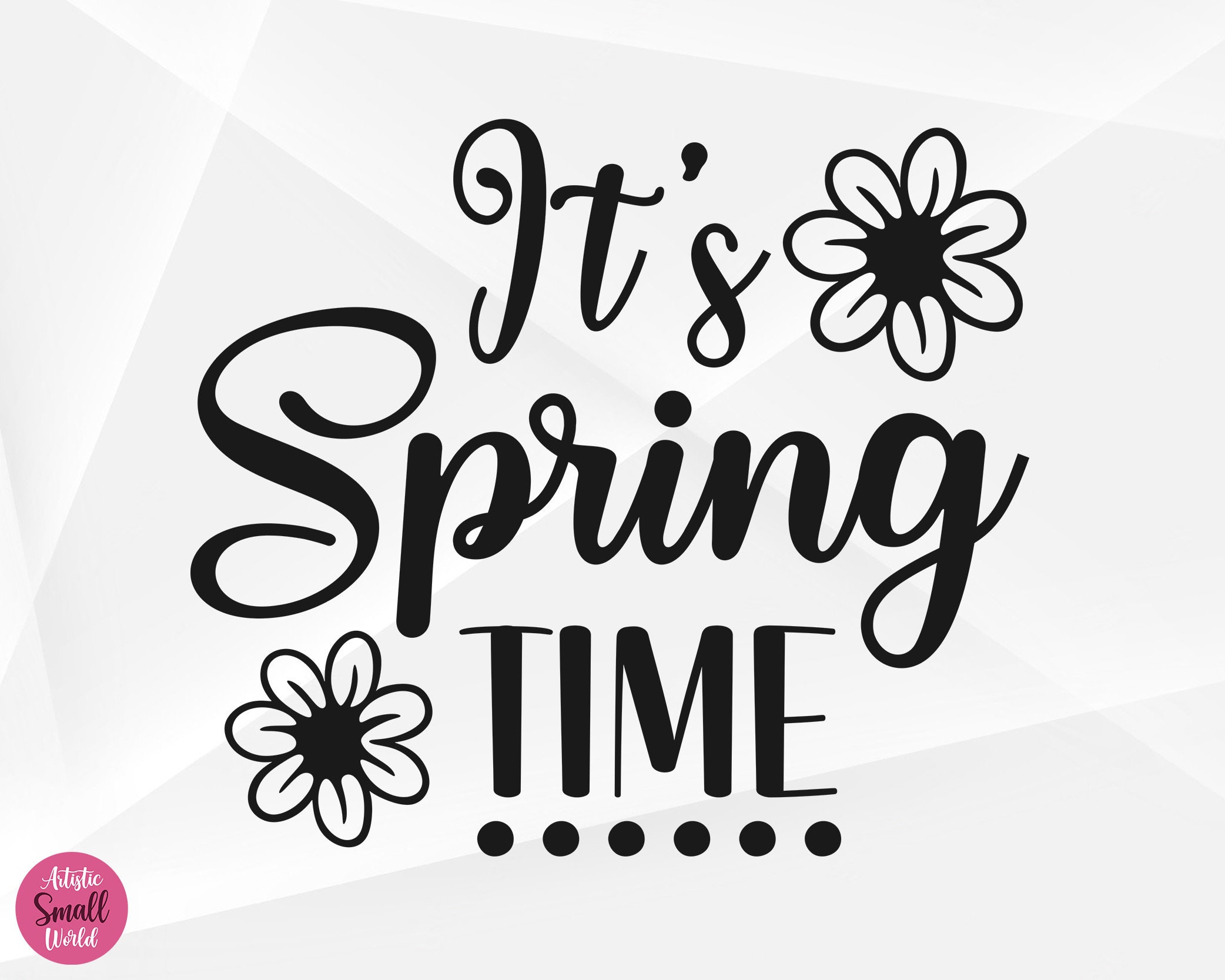 It's Spring Time SVG Hello Spring Svg Spring Svg Easter - Etsy