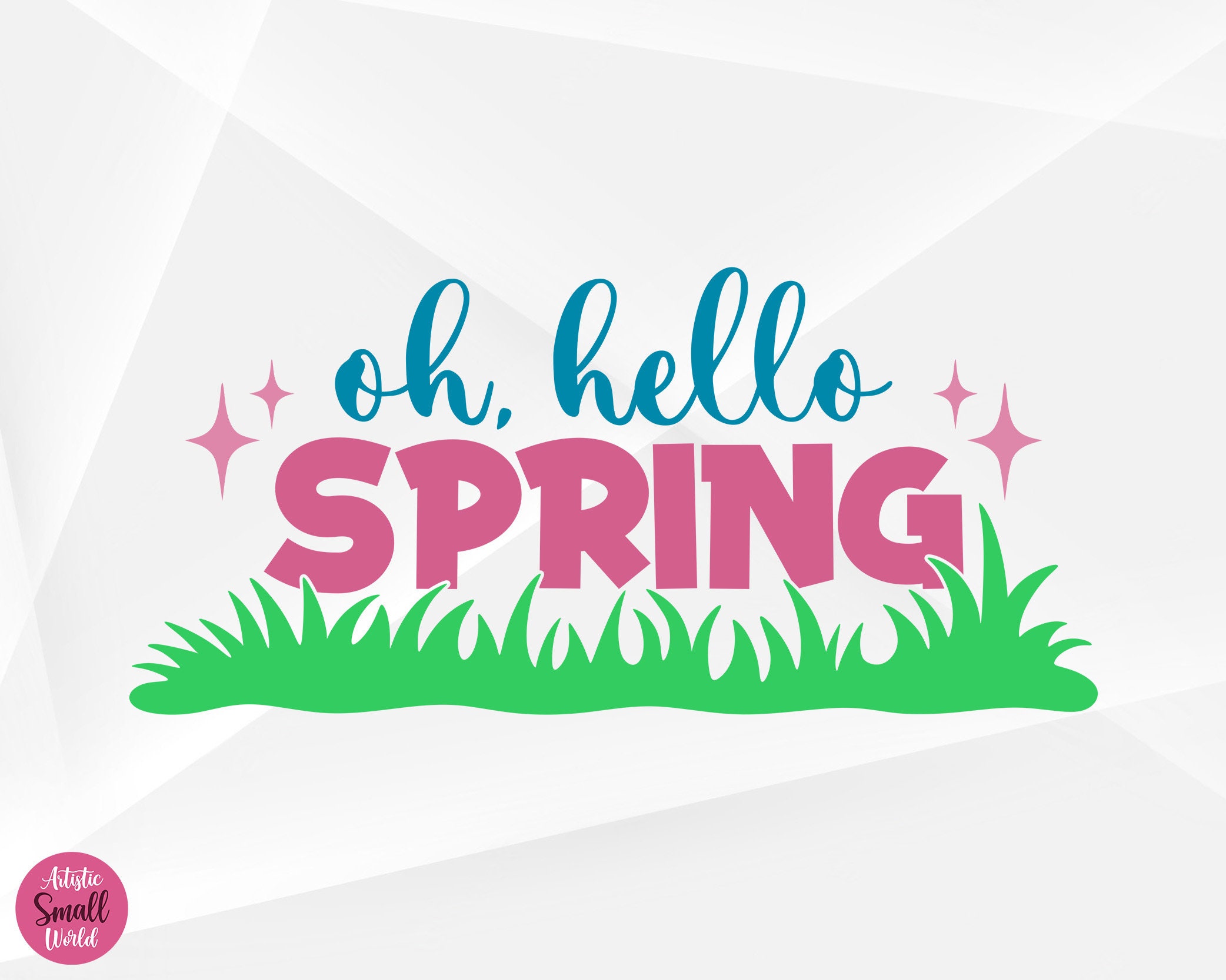 Oh, Hello Spring SVG, Spring Svg, Welcome Spring Svg, Hello Spring Svg ...