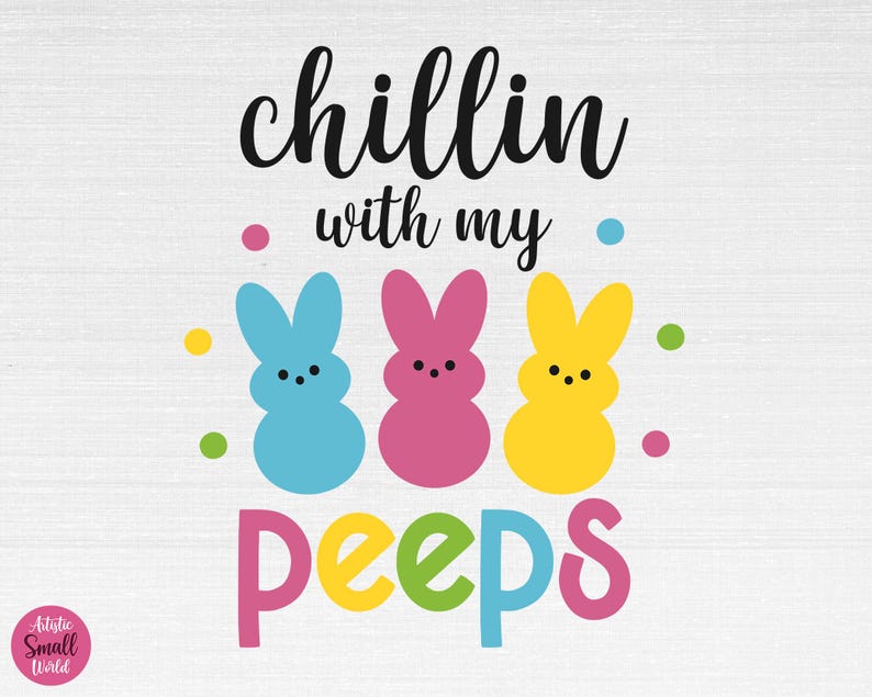 Easter Peeps SVG Bundle, Peeps Svg, My Peeps Svg, Easter Svg, Kids ...