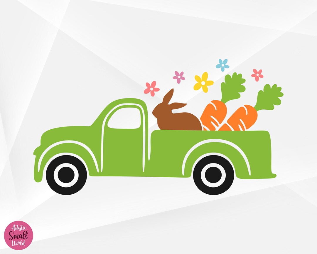 Easter Truck SVG, Easter Svg, Happy Easter Svg, Spring Svg, Easter ...