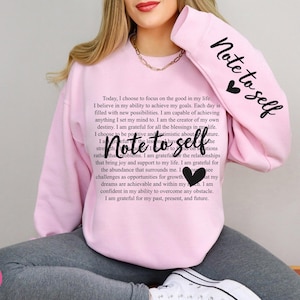 Note to Self SVG, Inspirational Svg, Motivational Svg, Mental Health ...