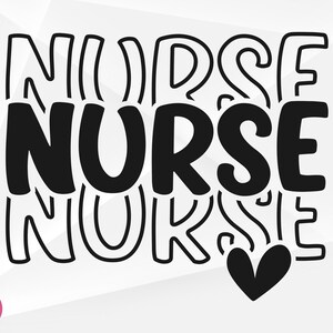 Nurse SVG, Nurse Life Svg, Medical Word Svg, Nurse Cut Files, Cricut ...