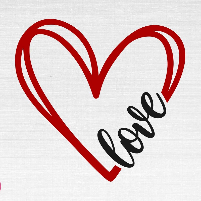 Love Svg - Etsy