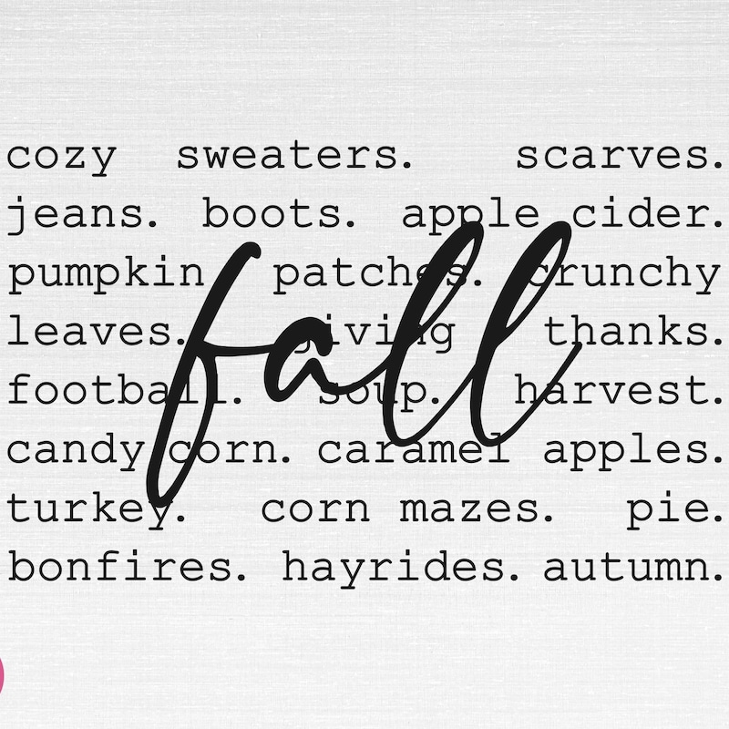 Fall Svg - Etsy