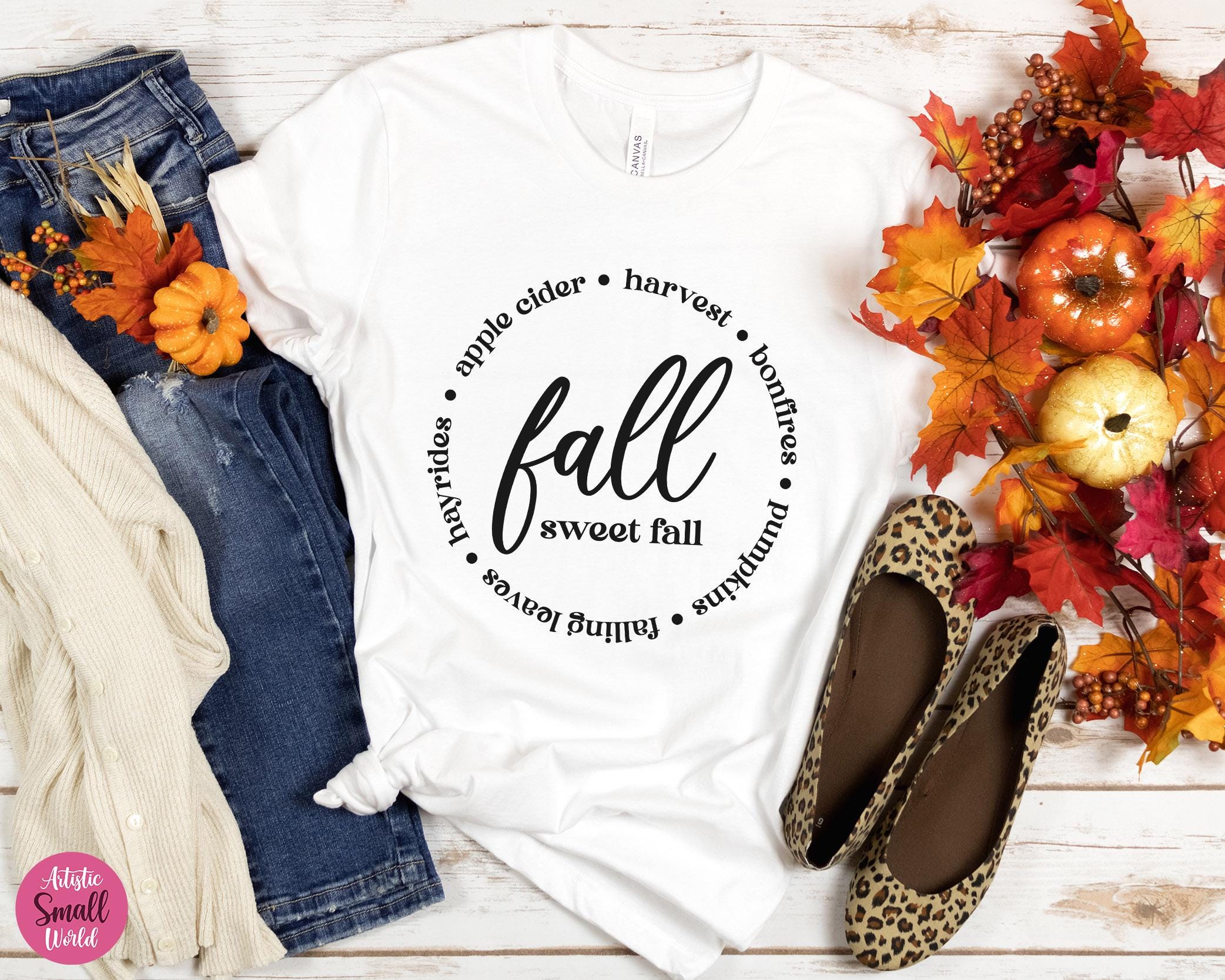 Fall Sweet Fall SVG, Fall Svg, Hello Fall Svg, Autumn Svg, Thanksgiving ...