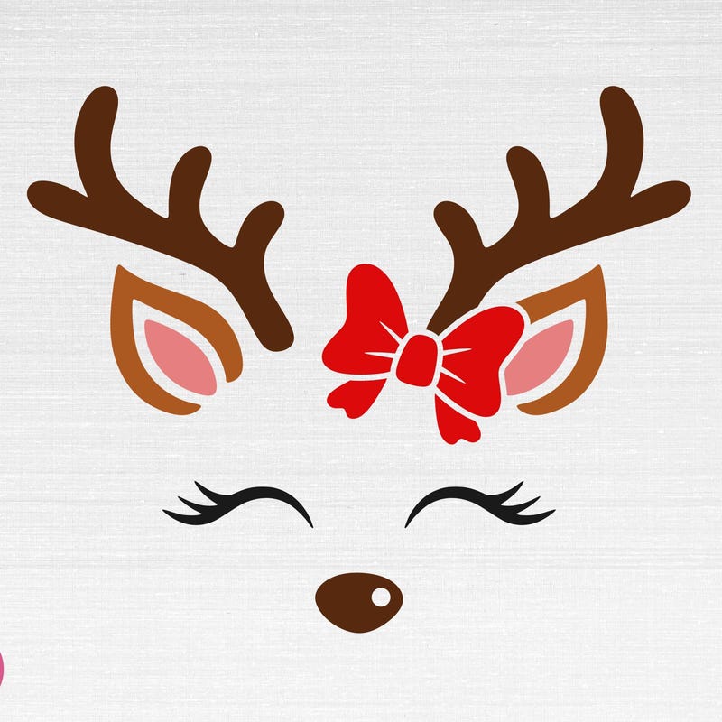 Reindeer Svg - Etsy