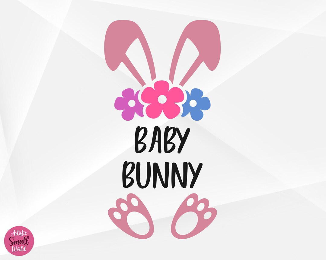 Baby Bunny SVG, Bunny Svg, Easter Svg, Spring Svg, Baby Bunny Cut Files ...