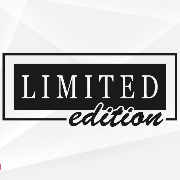 Limited Edition Svg - Etsy