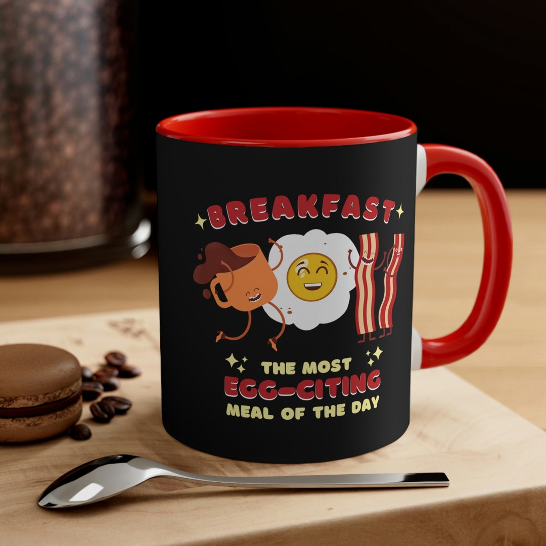 Funny Breakfast Shirt, Food Pun Graphic Tee for Food Lovers, Most Egg ...