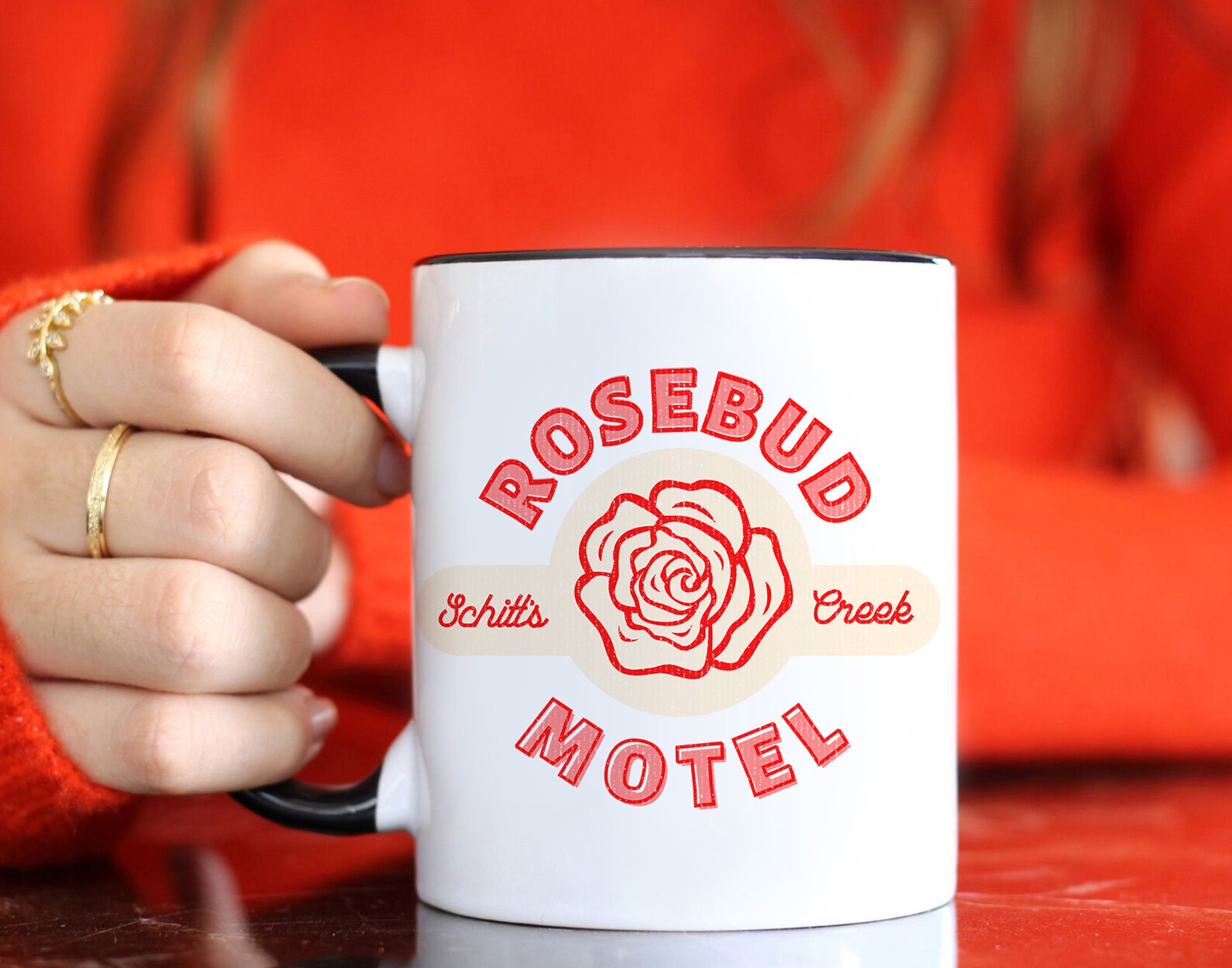 Rosebud Motel Mug, Schitt Creek Coffee Cup, Dan Levy and David Rose Fan ...