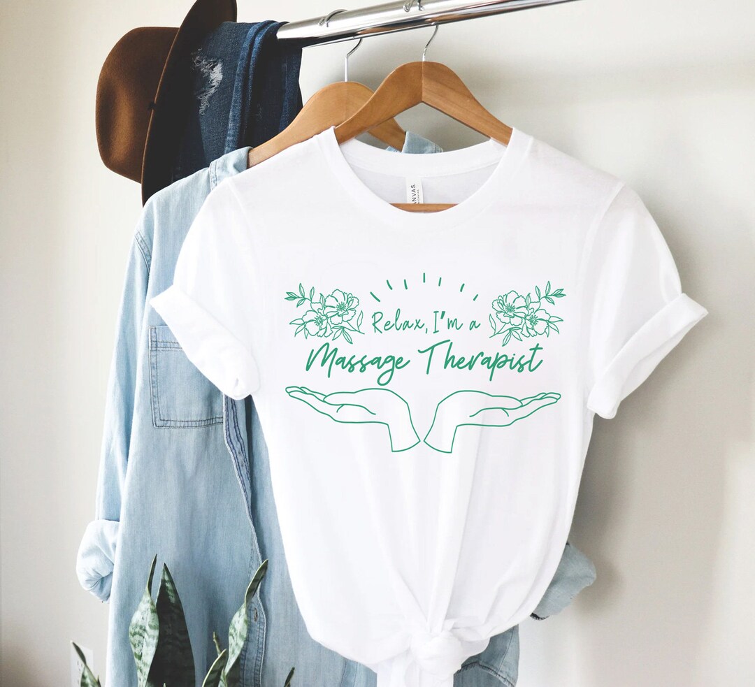 Relax Massage Therapist Shirt, Magic Hands Massage Therapy T-shirt ...
