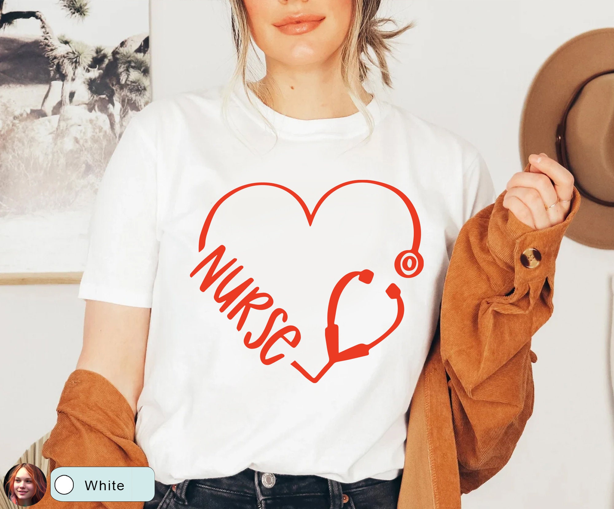 Nurse Heart Shirt Nurse Love T-shirt Nursing Student Gift - Etsy