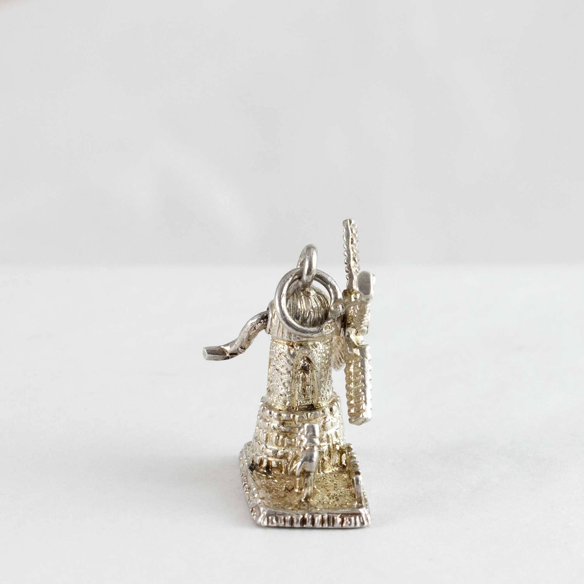 Vintage Windmill Charm, Silver Charm for Bracelets or Necklaces ...