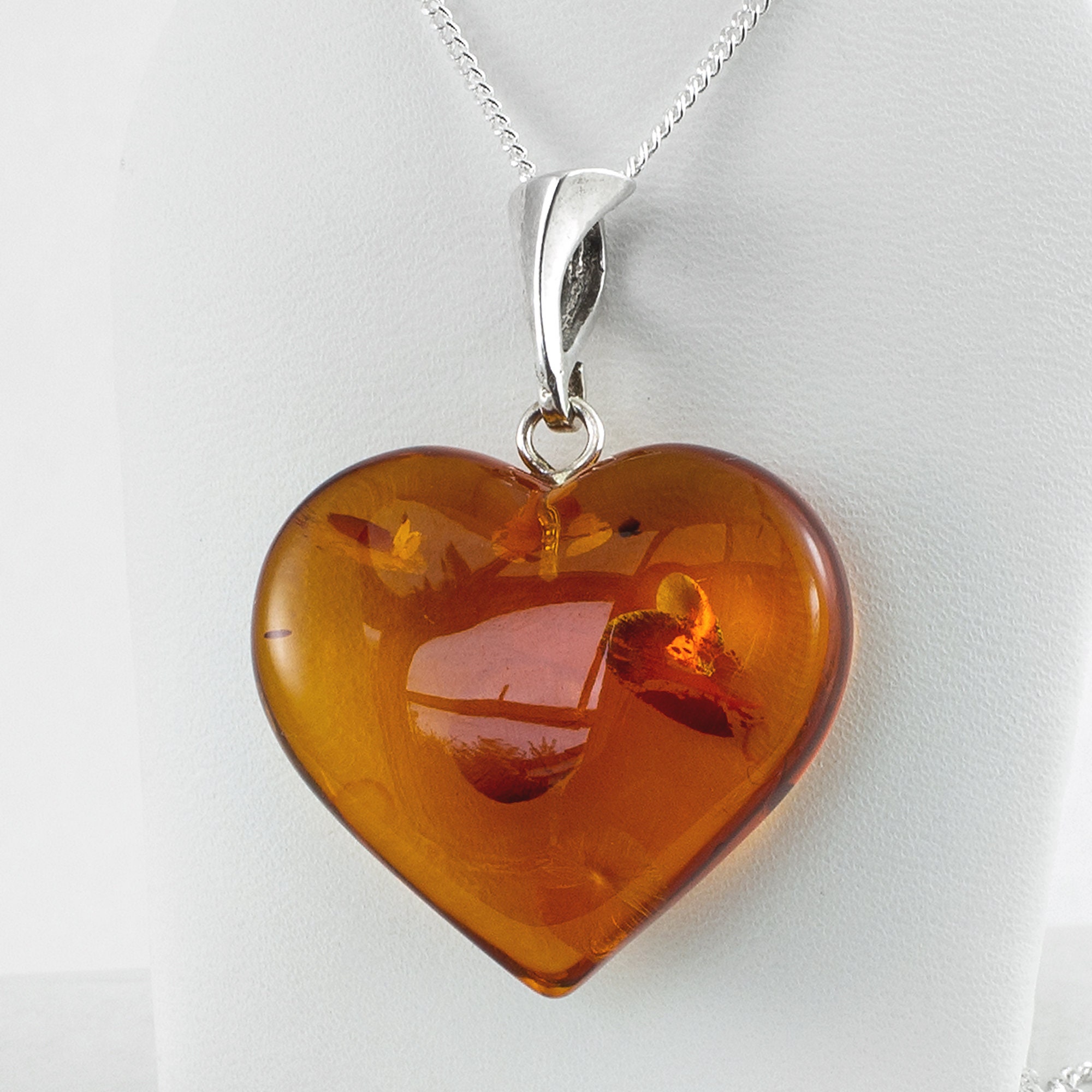 Baltic Amber Heart Excellent Quality Genuine Baltic Amber - Etsy