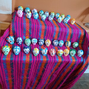 Day of the Dead Mini Sugar Skulls 6pc Set - Etsy