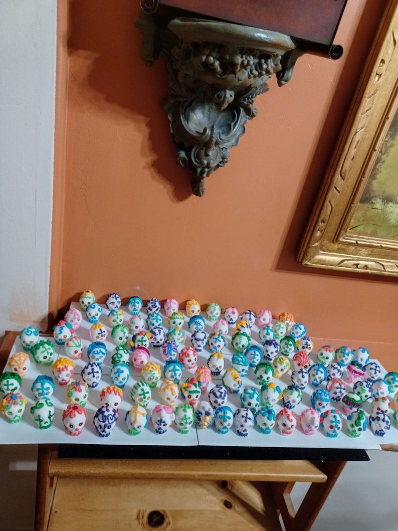 Day of the Dead Mini Sugar Skulls 20 - Etsy