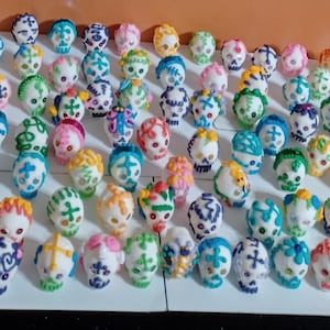 Day of the Dead Mini Sugar Skulls 20 - Etsy