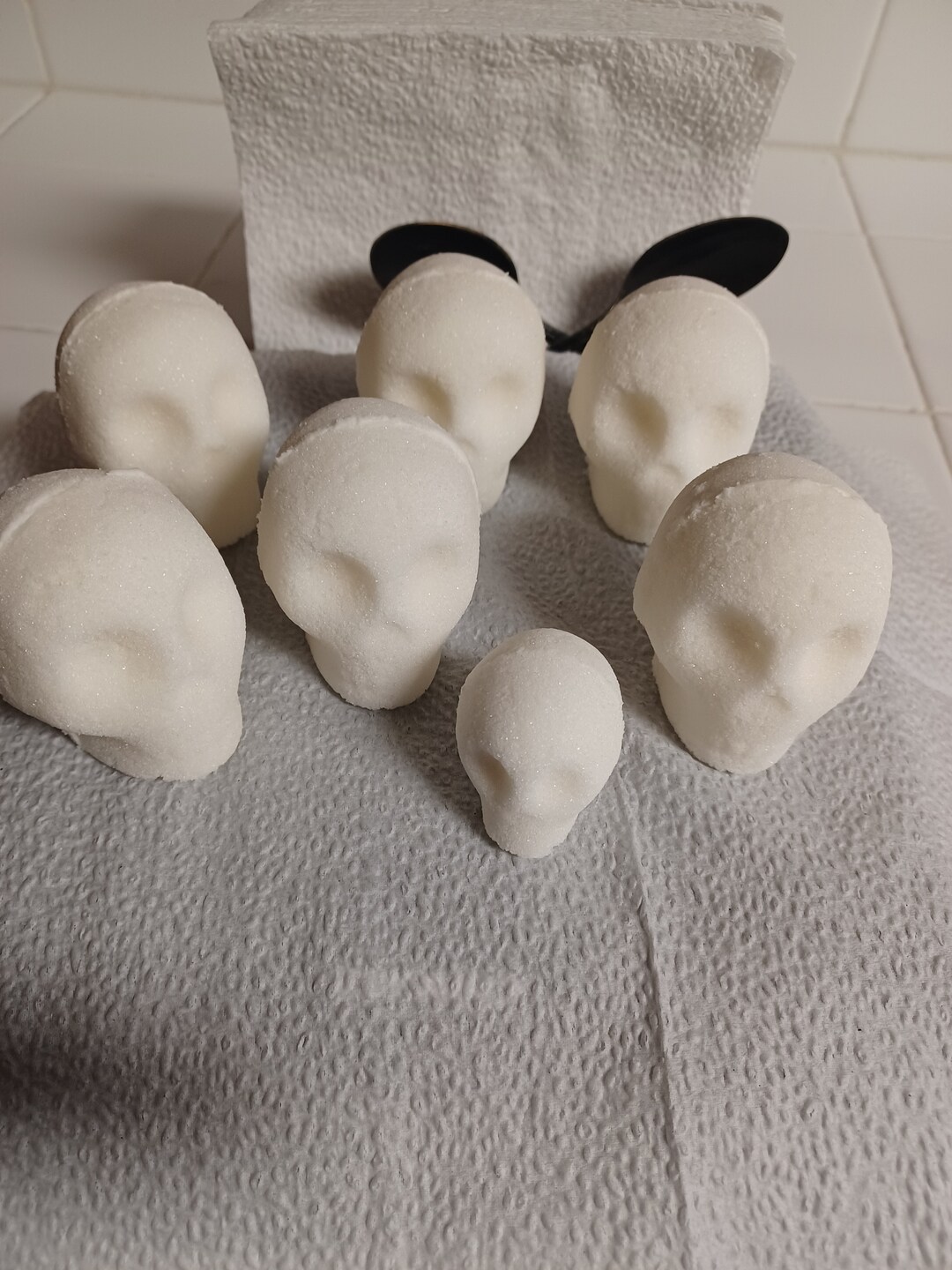 Sugar Skulls Undecorated 6pc Set - Etsy