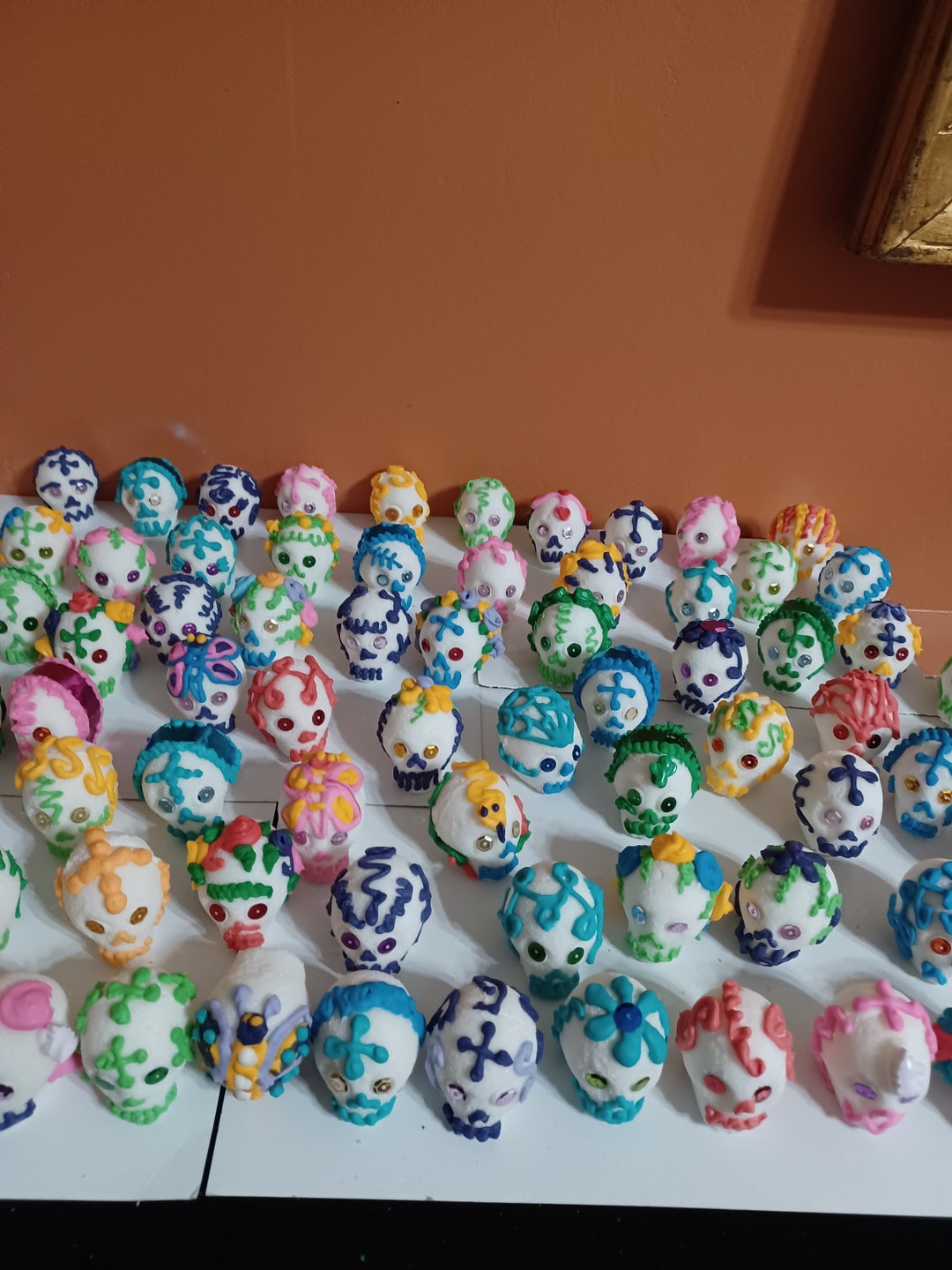 Day of the Dead Mini Sugar Skulls 20 - Etsy