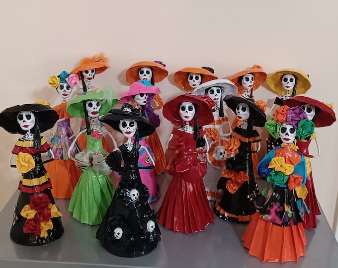 Day of the Dead DOG Shelf Sitter Skeleton Puppy Statue Pet Memorial ...