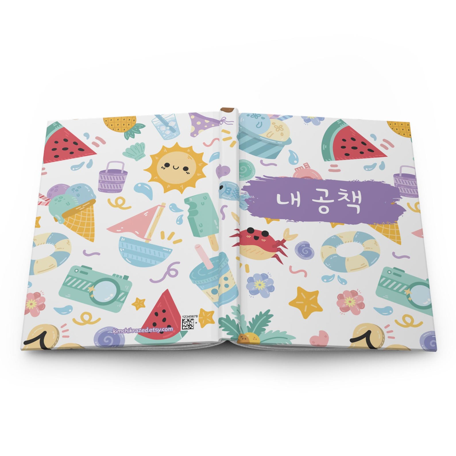 Korean Notebook Summer Book Student Journal Korean Teacher Diary Korean ...