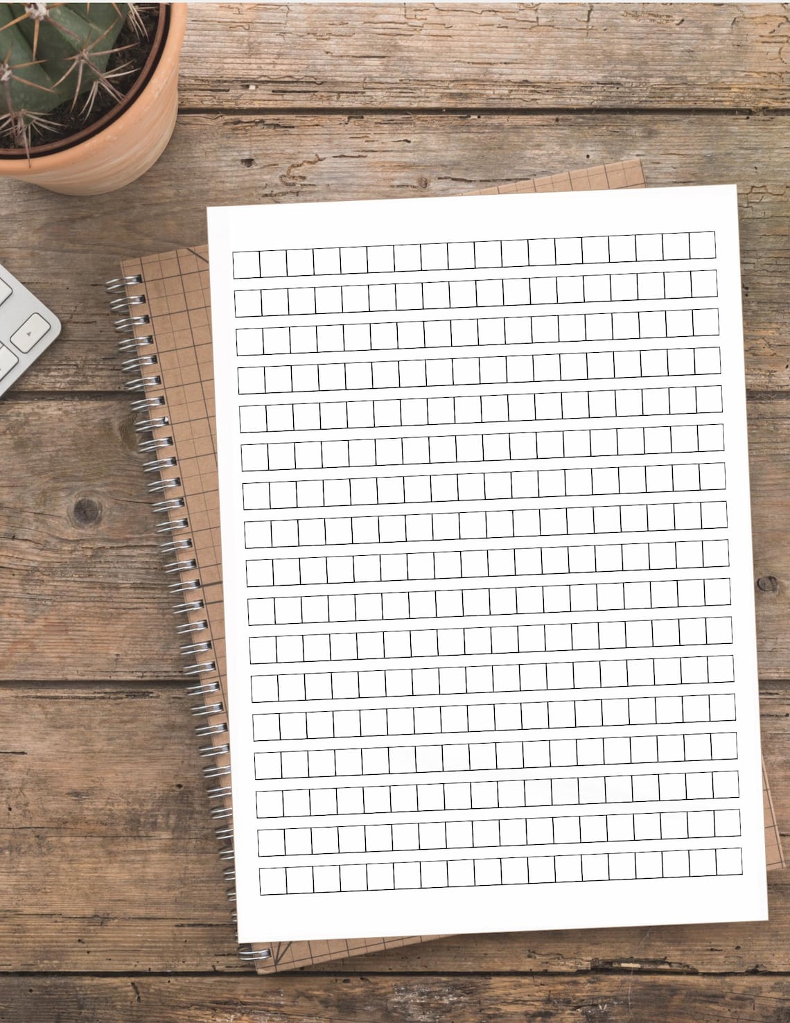 Korean Hangul Writing Practice Sheet, Instant Download, WONGOJI Writing ...