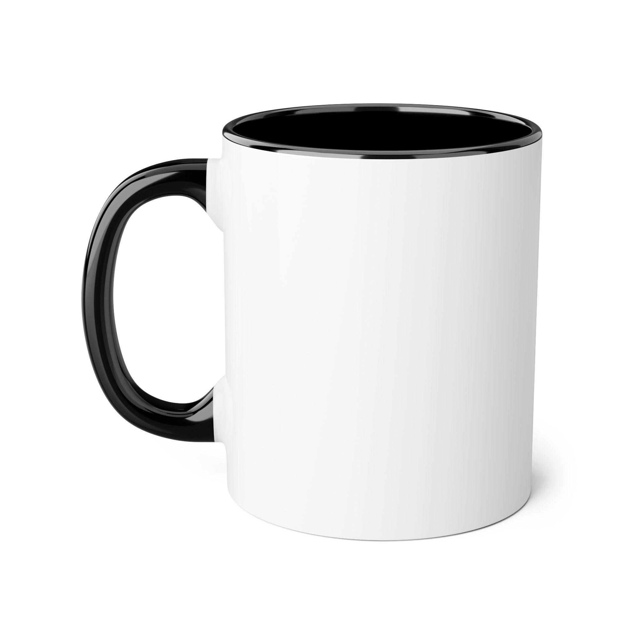 Crazy Cat Mug With Black Accents Korean Coffee Mug of Kpop Gift K-drama ...