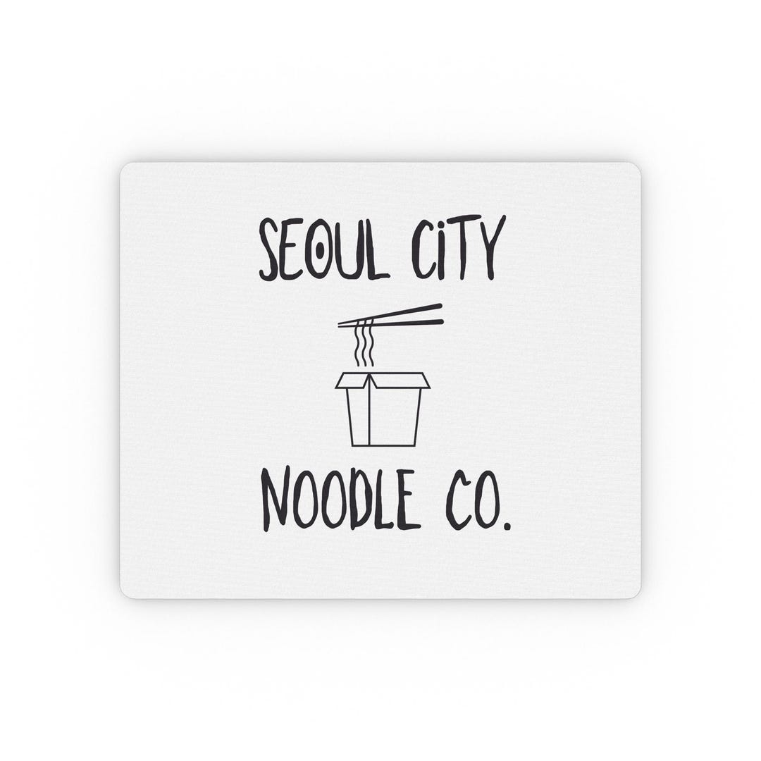Seoul City Noodle Co. Mouse Pad Ramen Noodles Computer Mouse Pad for ...