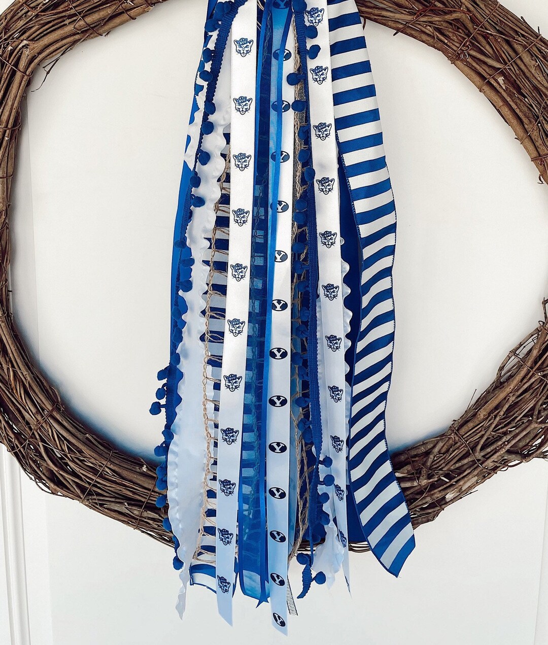 BYU Ribbon Bundle, Ribbon Set, Ribbon Decor, Wreath, Wreath Accessories ...