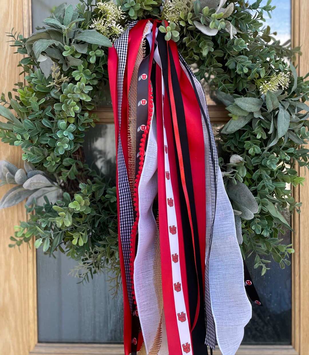 Uofu Ribbon Bundle, Ribbon Set, Ribbon Decor, Wreath, Wreath ...