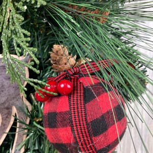 Rustic Christmas Swag for Front Door, North Woods Swag, Cabin Christmas ...