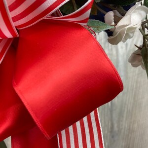 Patriotic Lantern Swag, Lantern Bow for July 4th, Red White and Blue ...