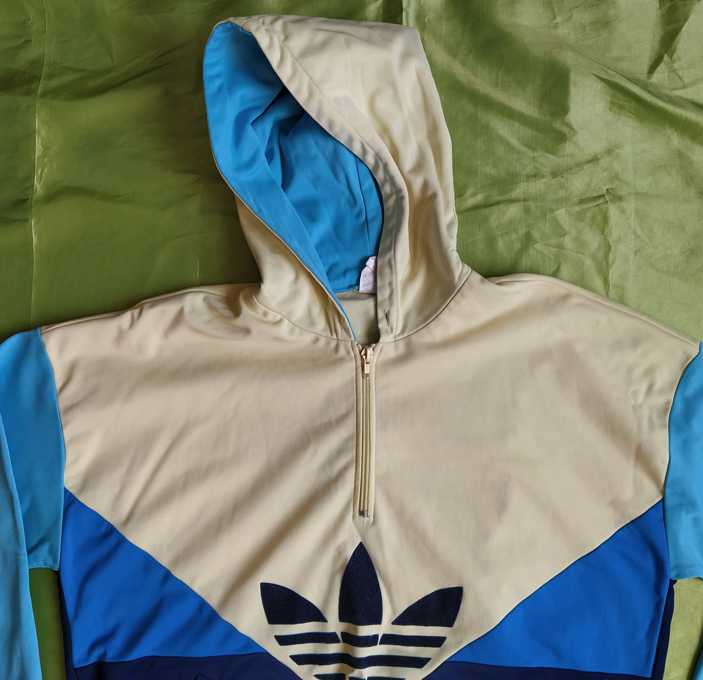 Adidas Vintage 80s Colorado Hoodie Pullover Hooded 1/4 Adidas Vintage 80s Colorado Hoodie Pullover Hooded 1/4