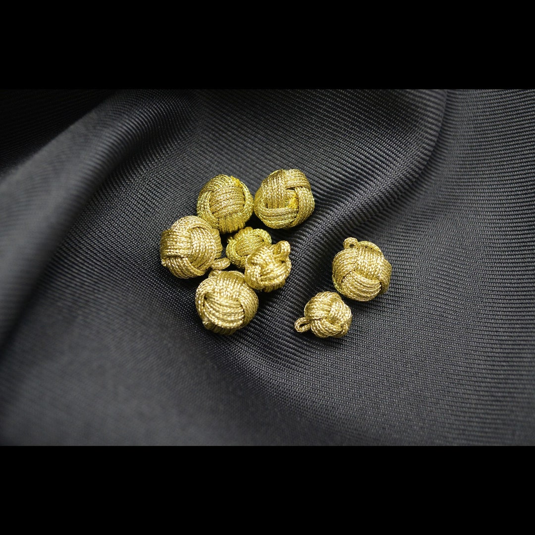Matte Gold Chinese Ball Buttons B-01 - Etsy