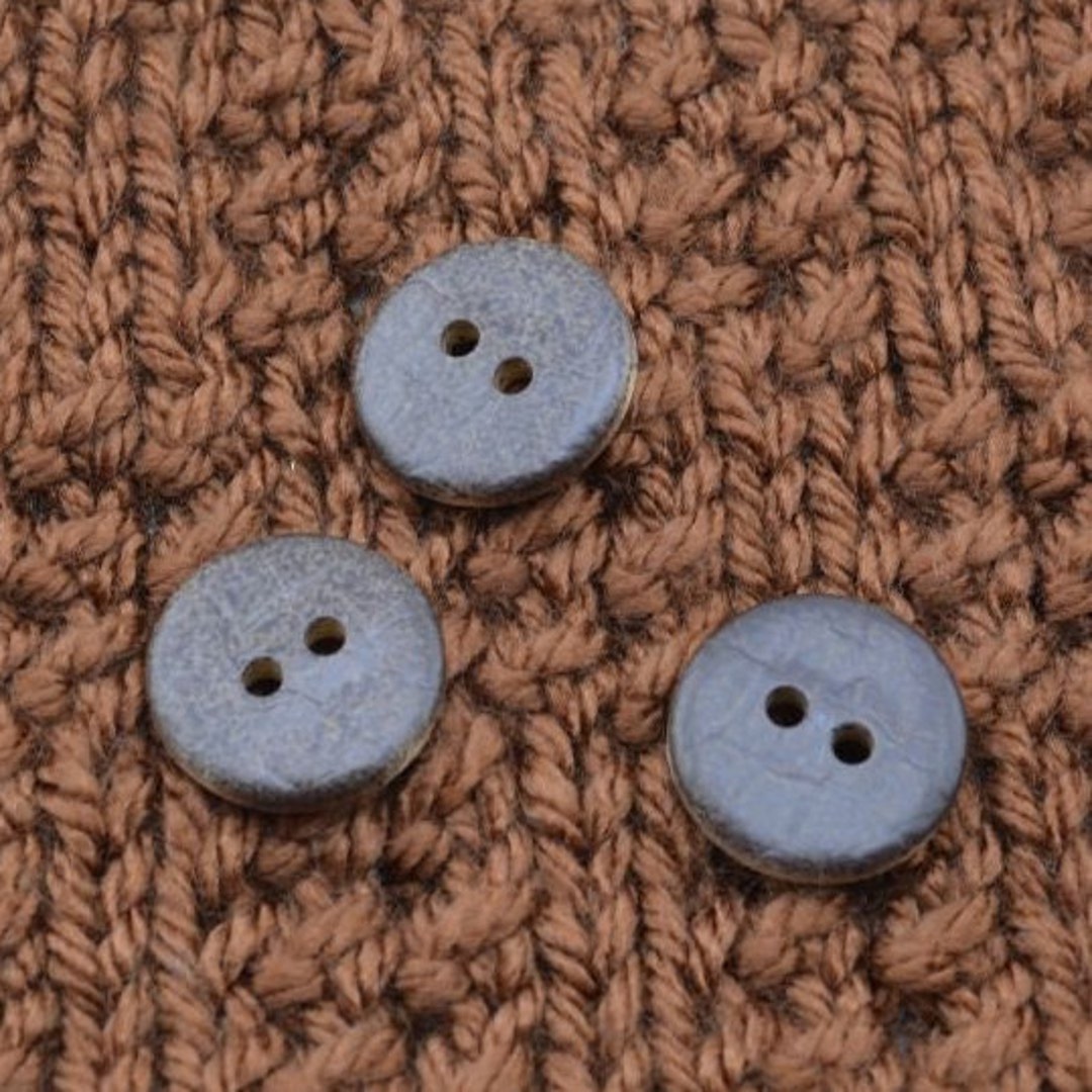Basic Brown Slightly Textured Button – 2 Hole (YY-07) - Etsy