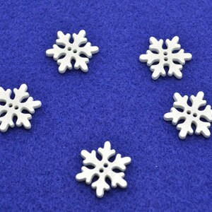 Ice Blue Snowflake Button – 2-hole (HH-01) - Etsy