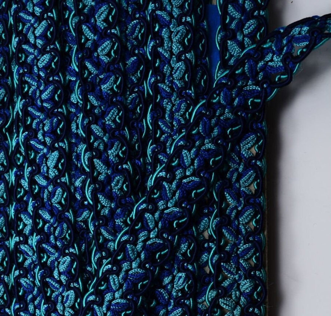 Braiding – Gimp Blue & Green Woven (TR-BLUGRN-02) - Etsy