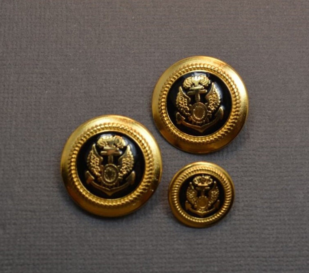 Bright Gold Crest & Rim With Black Enamel-gold Shield (O-08) - Etsy