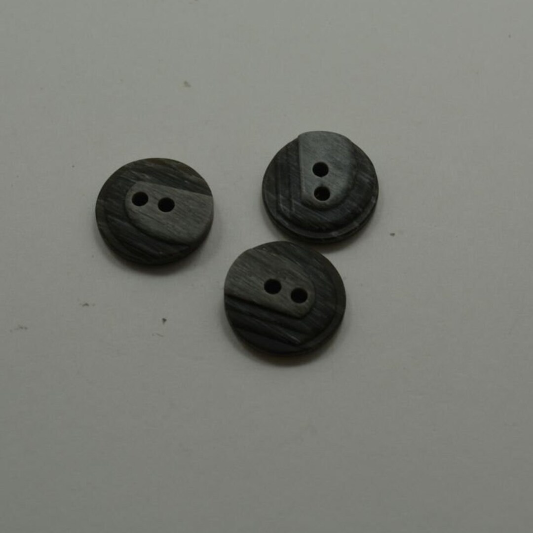 Textured Shades of Marbled Grey and Black Button – 2 Hole (NN-16) - Etsy