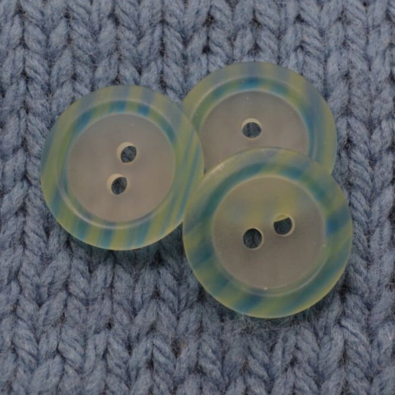 Light Turquoise Translucent Button With Aqua & Turquoise Translucent ...