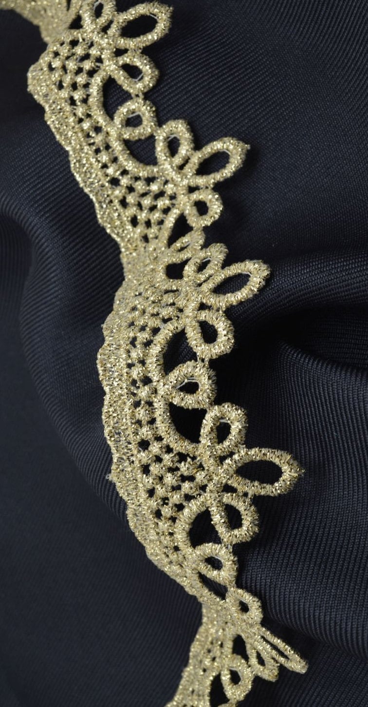 Trim Pale Gold Lace Like Edging TR-GOLD 05 - Etsy