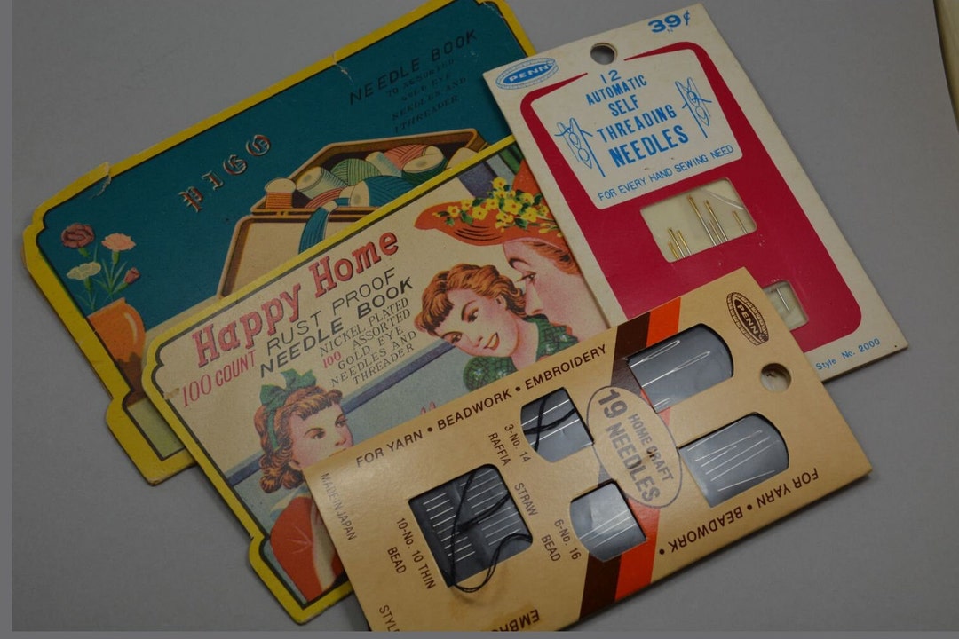 Vintage Paper Needle Book – Japanese Assortment – Vintage Notions (PNB ...