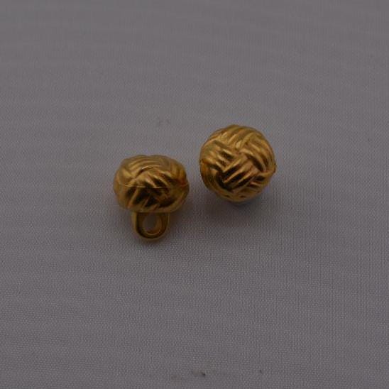 Round Golden Metal Chinese Style Ball Button – Loop Shank (4A-02) - Etsy