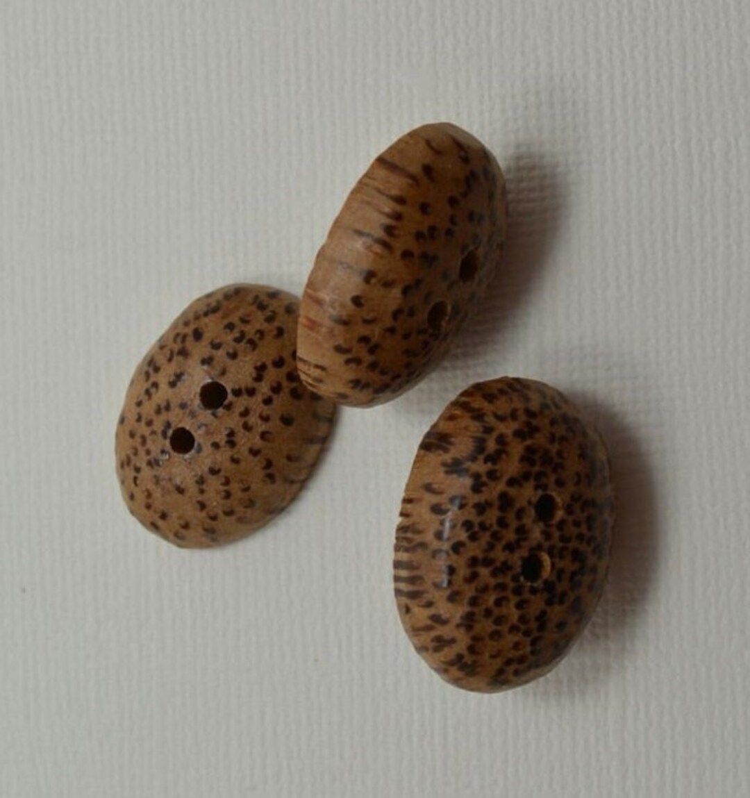 Brown 2-tone Oval 2-hole Button (M-01) - Etsy