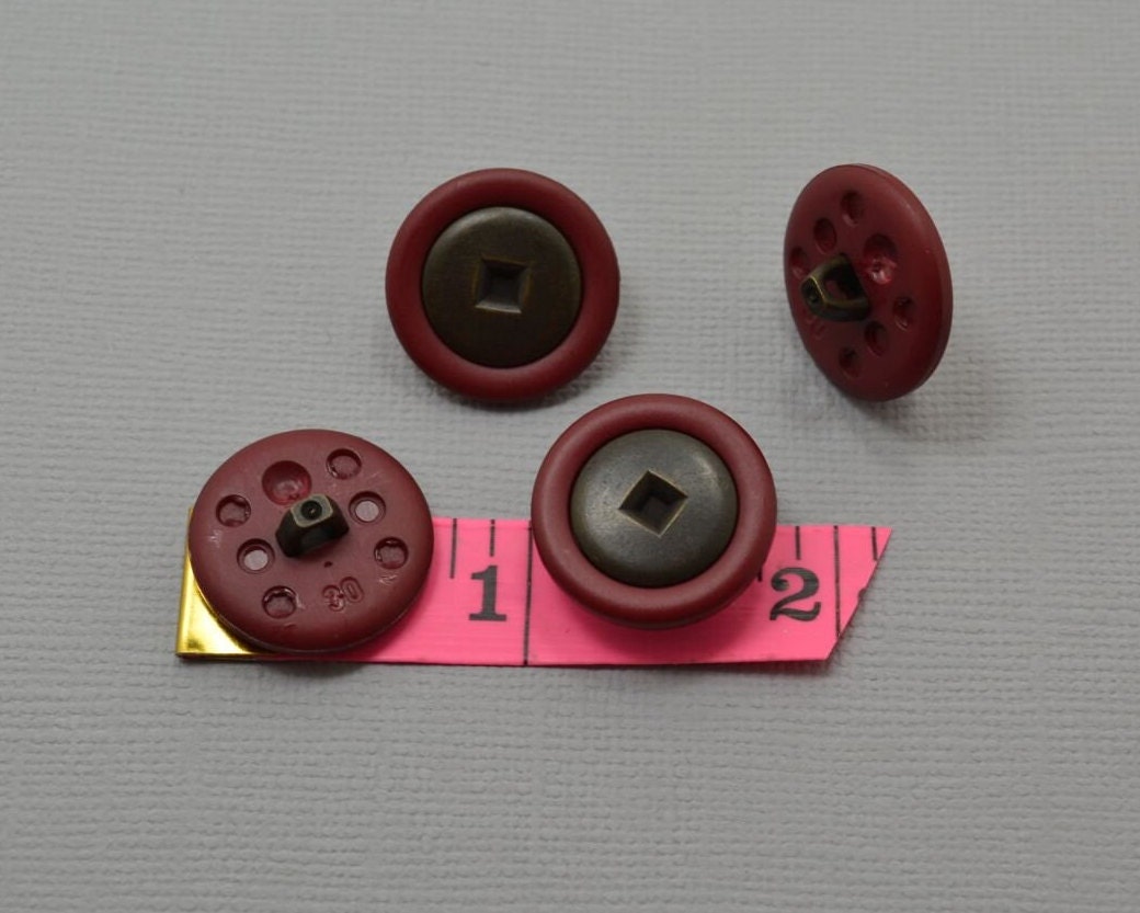 Burgundy Wine Rim With Dark Burnished Gold Center – Shank (KK-12) - Etsy