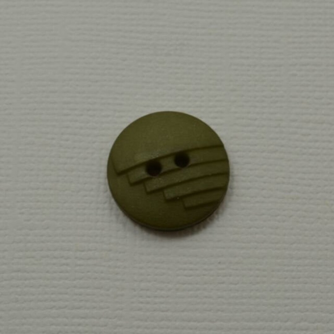 Olive Green Button With a Stepped Down Detail 2-hole RR-07 - Etsy