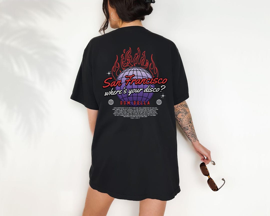 San Francisco Where's Your Disco Festival Tee | Dom Dolla Shirt | Dom ...