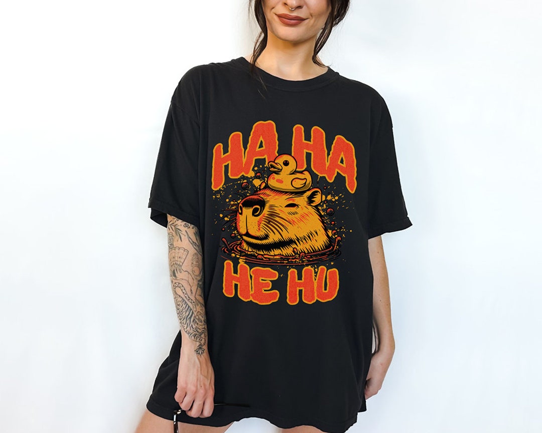 Ha Ha He Hu Capybara Festival Tee Dubstep Subtronics EDM Merch - Etsy