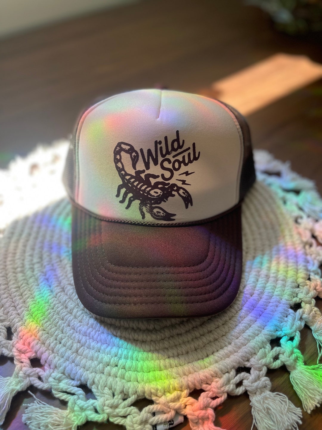 Wild Soul Scorpion Trucker Hat | Western Trucker Hat | Neutral Hat - Etsy